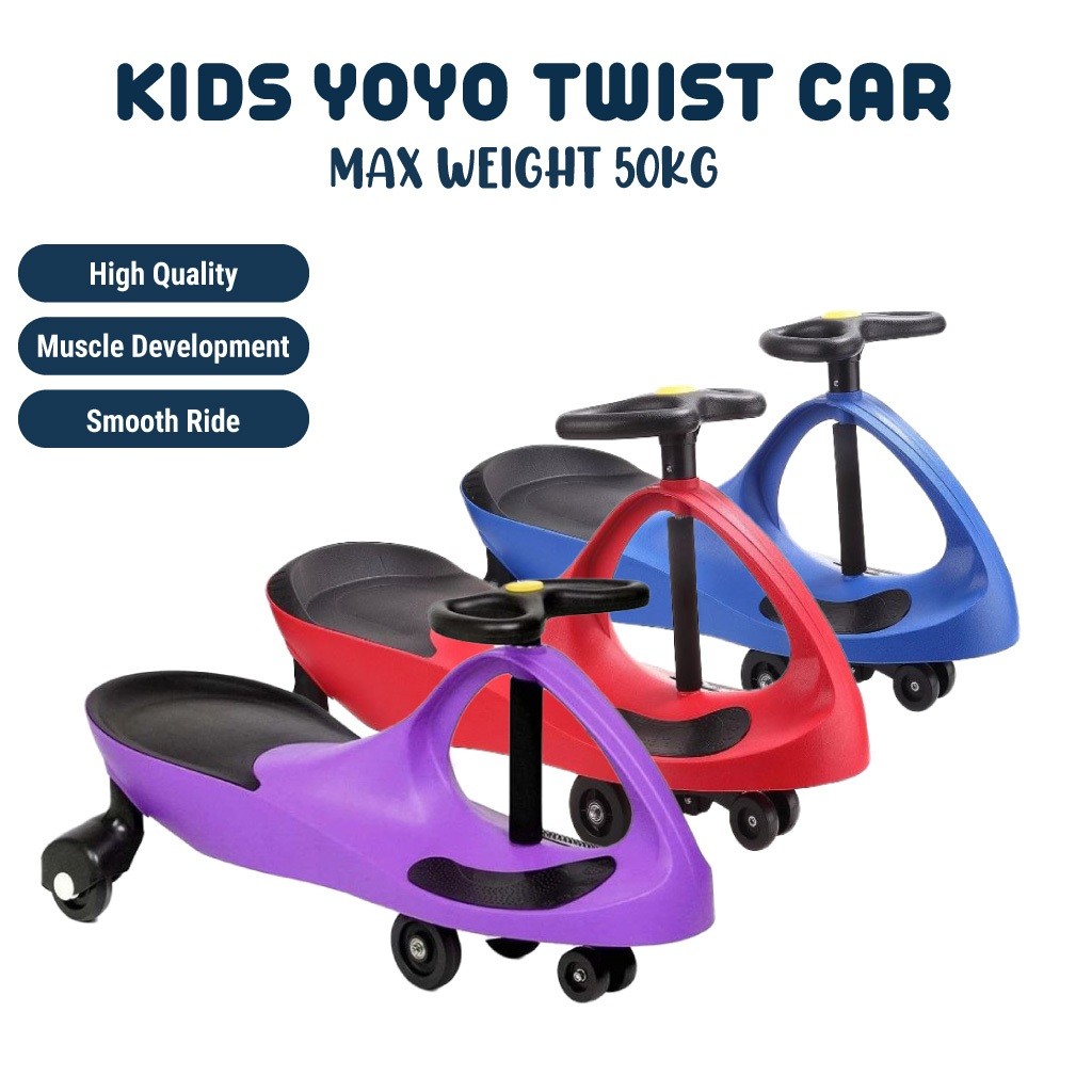 Yoyo Twistee Car Children Toy Kids Universal Wheel Anti Rollover Plasma ...