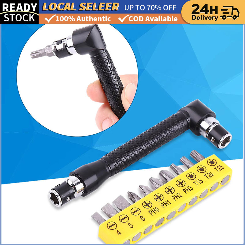 Two-way Head Mini Double-ended Wrench Set L-shaped 90-Degree Ratchet ...