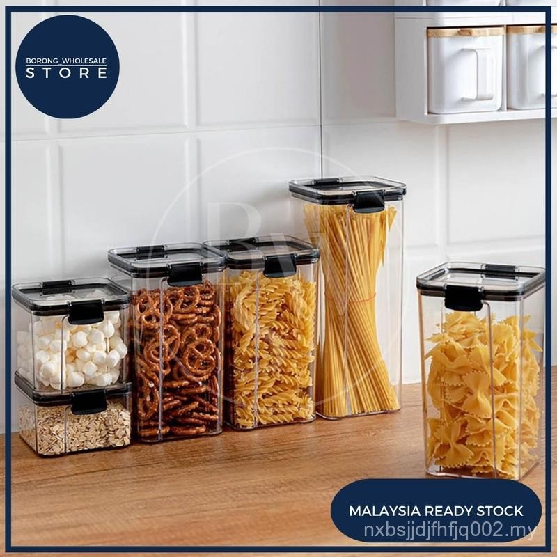 Food Storage Container Plastic Kitchen Fridge Noodle Box Multigrain ...