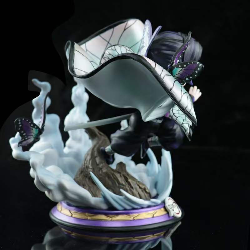 Demon Slayer Insect Pillar Butterfly Ninja One Bullet GK Scene Statue ...