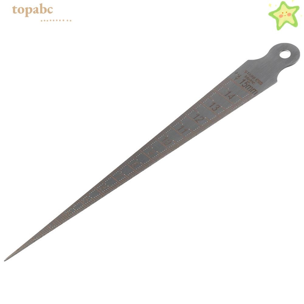 TOPABC Wedge Feeler, 1-15mm Gap Hole Welding Gauge, Welding Inspection ...