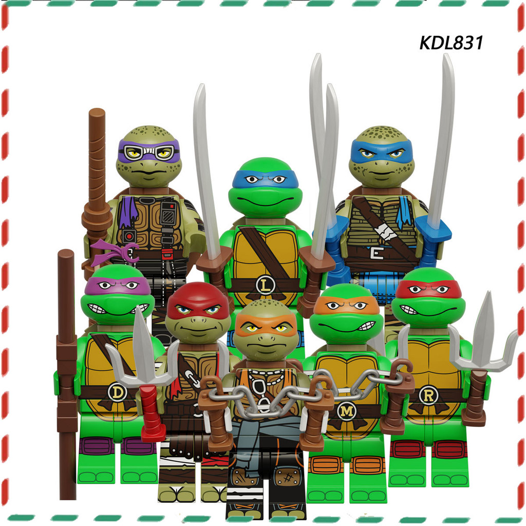 Children's toys ornaments and decorations Ninja Turtles assembly ...