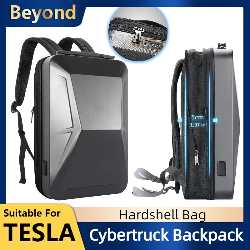 Cybertruck Backpack For Tesla Waterproof Hardshell Bag Durable Anti ...