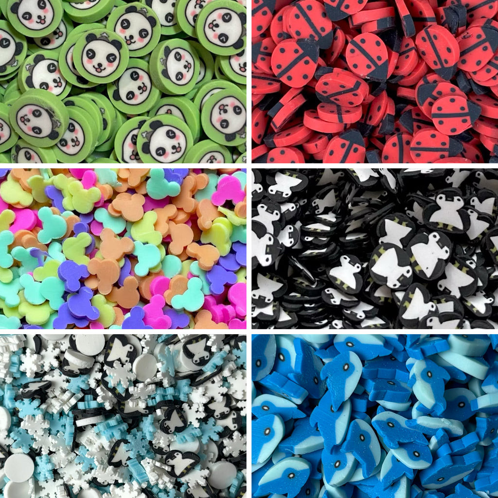 Animal themed Polymer Sprinkles for crafts - Mickey Mouse | Dolphin ...