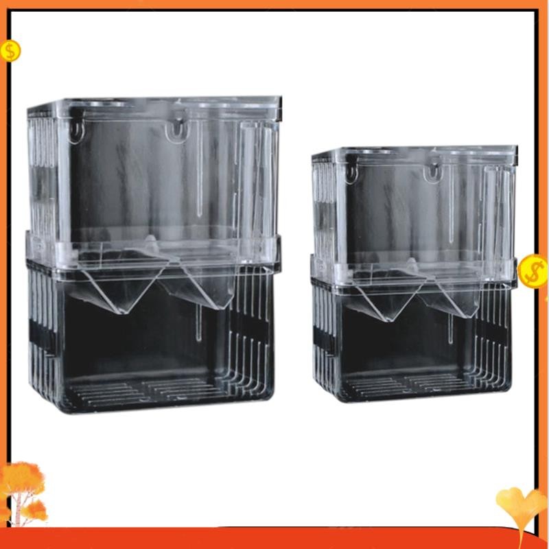 Aquarium Fish Breeder Box Bettas Fish Tank Fish Breeding Isolation Box ...