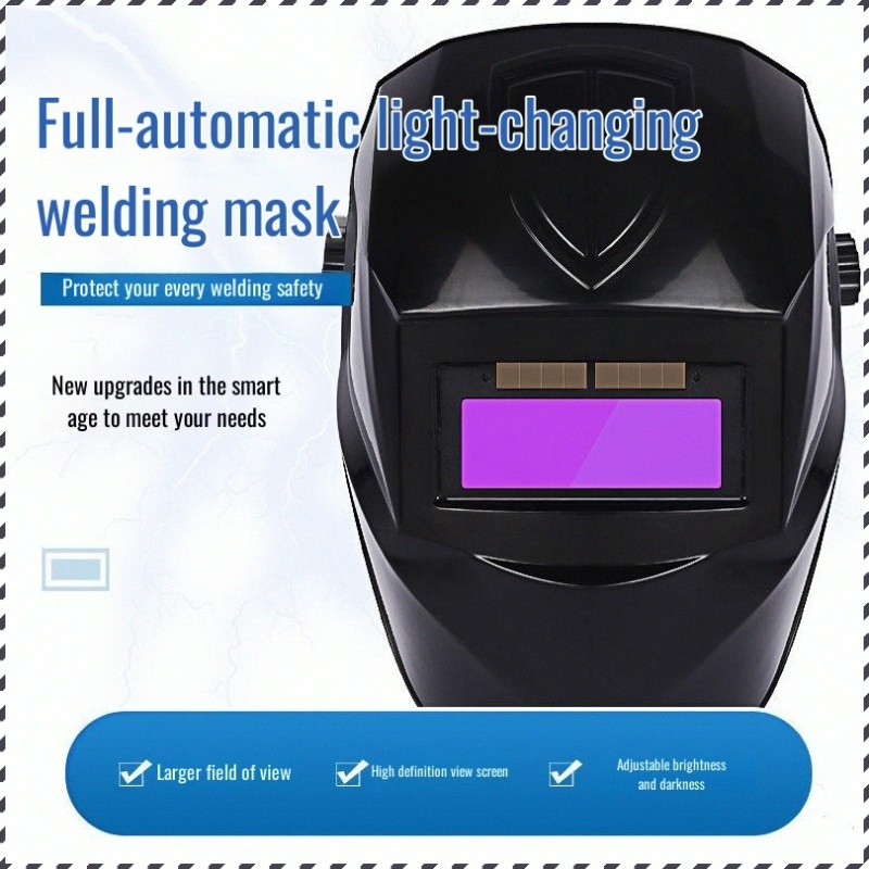 Welding helmet welder protective cover full face head-mounted automatic ...