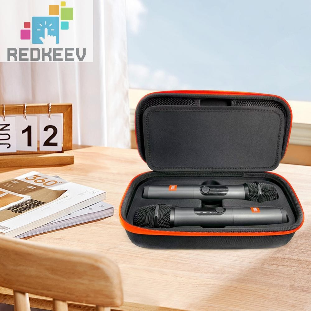 [Redkeev.my] Wireless Microphone Case Hard Travel Case for JBL PartyBox ...