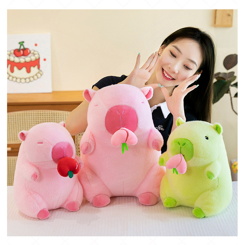 30cm capybara plush pink Doll | Shopee Malaysia