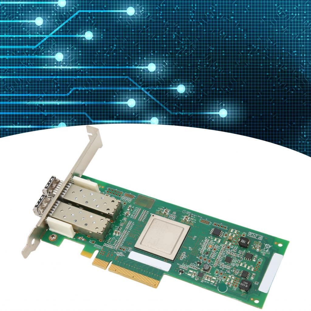 Supergoodsales Dual Port Fiber HBA Card 8GB Prevent Deformation Plug ...