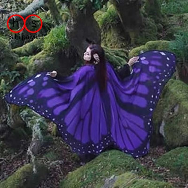 Butterfly Wing Cloak Gift Props Halloween Costumes Naughty Girl with ...