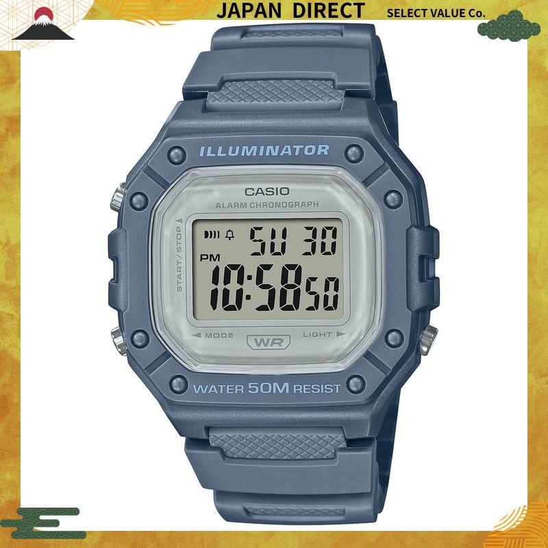 JAPAN DIRECT CASIO Standard Digital Watch W-218 Series Men's Women's ...