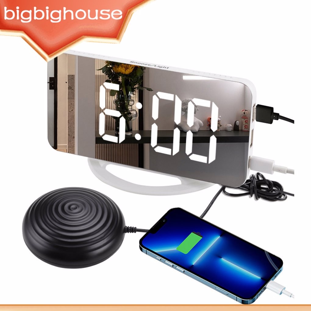 Easy To Read Bedroom Clock Accurate Timekeeping Vibrating Multiple ...