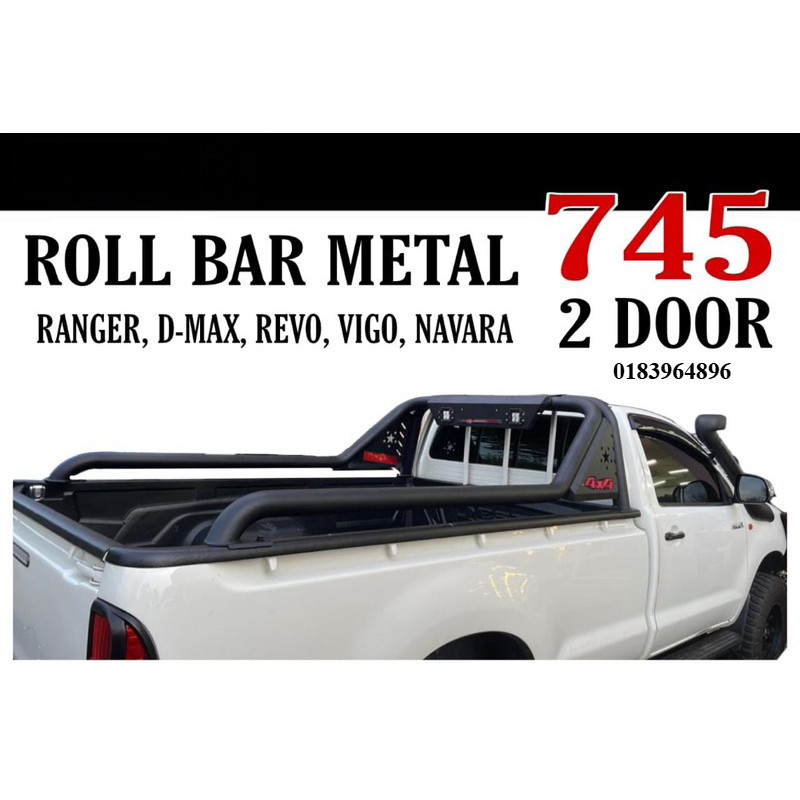 Single Cab 2 Door Bull 745 Sport Bar Roll Bar TOYOTA HILUX VIGO REVO ...
