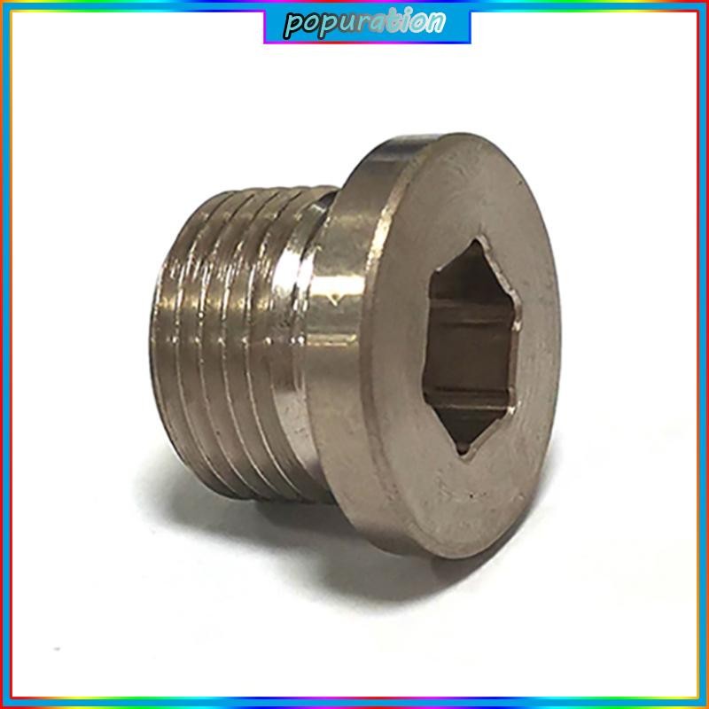 POP O2 Sensor Bung End Cap Plug M18x1 5 Stainless Steel Oxygen Hex for ...