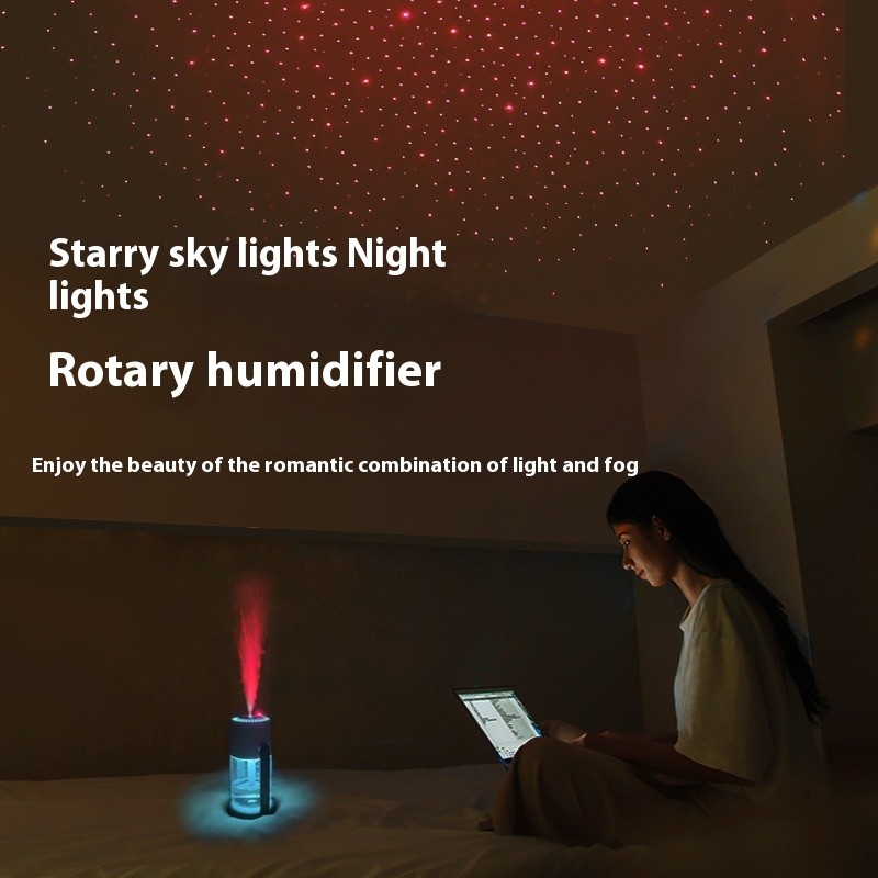 New Starry Night Projector Humidifier - USB Ultrasonic Car & Home Use ...