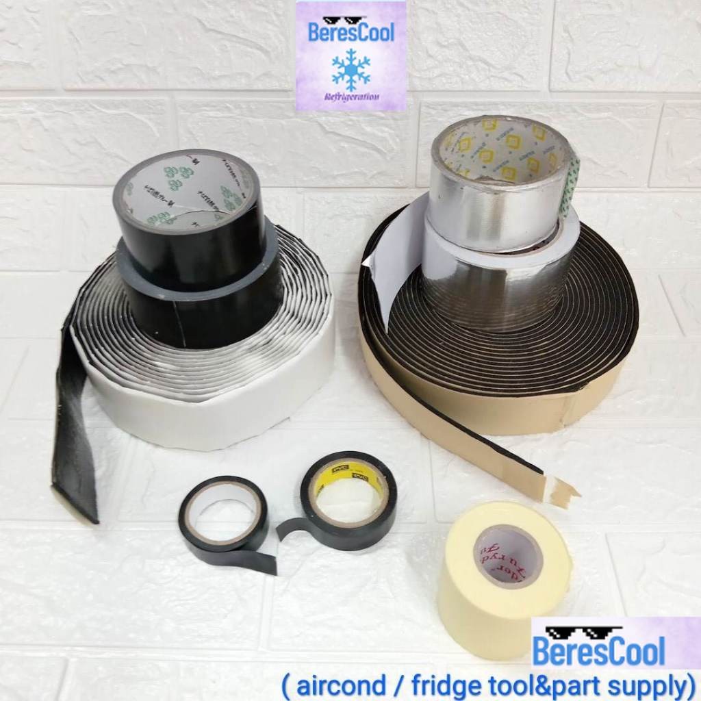 aircond & refrigerator tape black tape / banage tape / foam tape ...