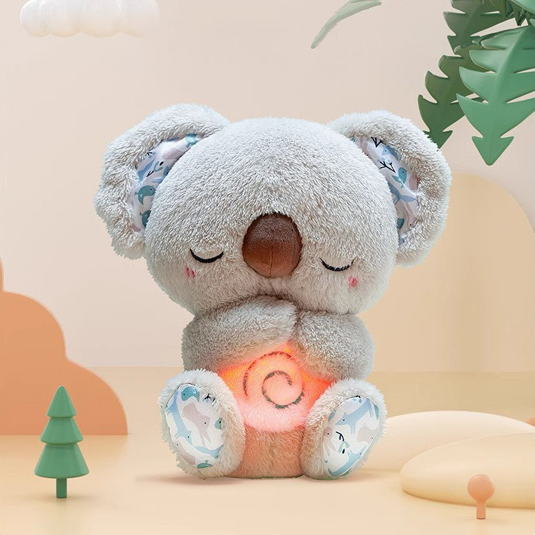 Soothing Breathing Stuffed Animal, Breathing Stuffed Animal Plush with ...