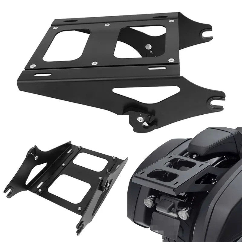 Motorcycle Detachable Two Up Tour Pack Pak Mounting Luggage Rack For ...