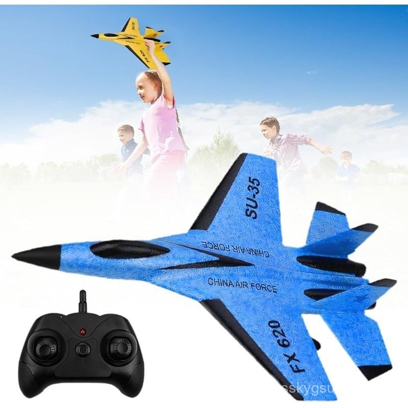 Remote Control Airplane Toy with Lights 2025 New 2.4ghz RC Remote ...