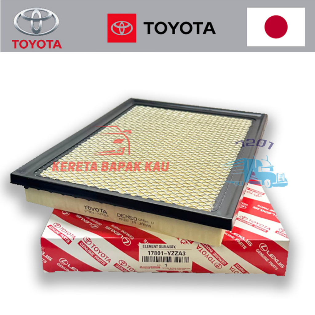 TOYOTA HILUX 17801-YZZA3 AIR FILTER REVO GUN125 GUN 126 2.4L 2.8L ...