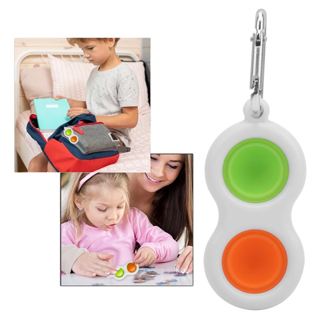 Ubble Sensory Keychain Portable Push Bubble for Daily Stress Relief ...