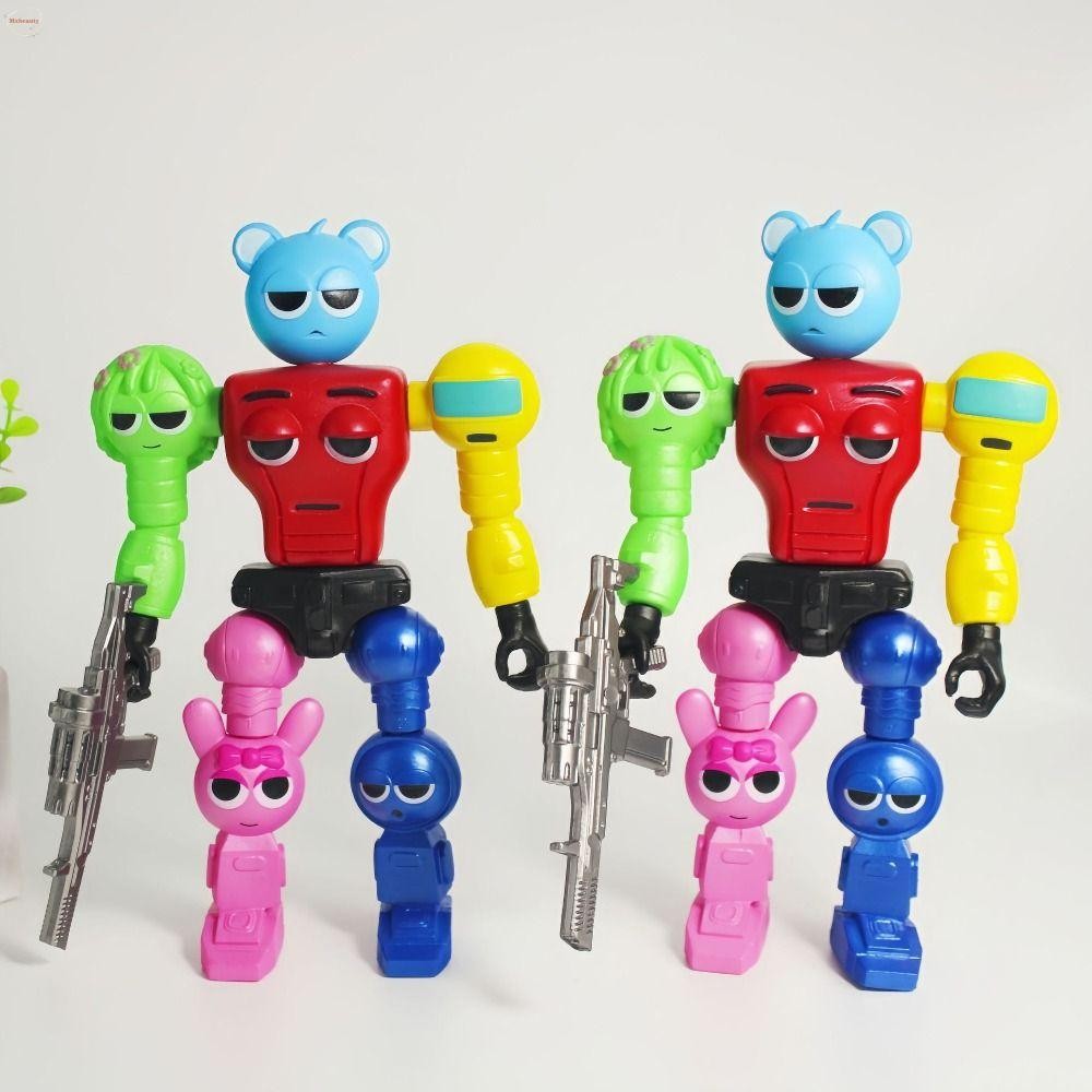 MXBEAUTY Sprunki Mode Toys, Simulation Assembly Sprunki Incredibox ...