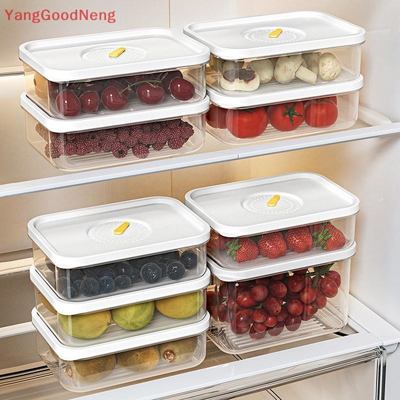 (YGN) Refrigerator Sealed Fresh-Keeping Box Fruit Meat Freezing Storage ...