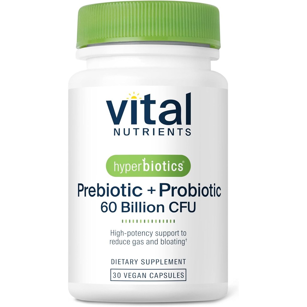 Hyperbiotics Vital Nutrients Prebiotic and Probiotic for Women and Men ...