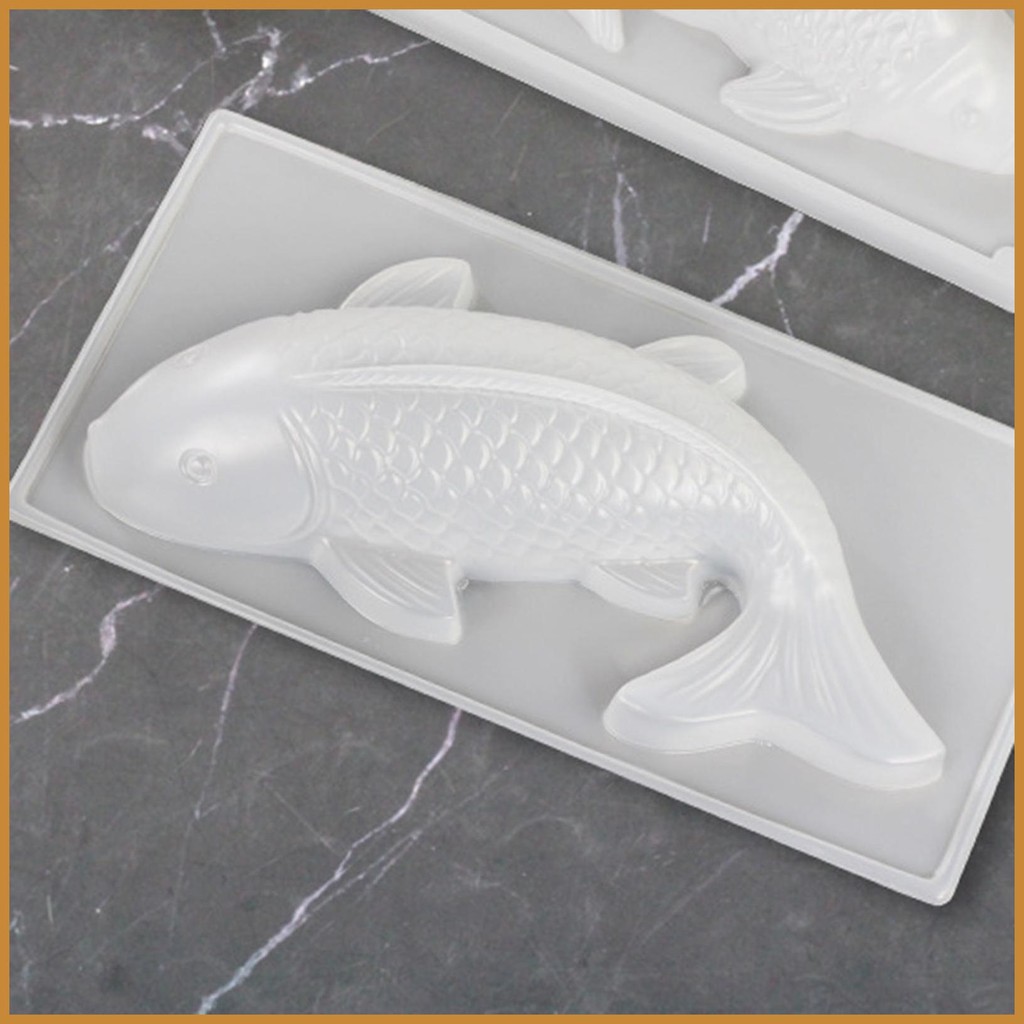 Fish Shape Mould 3D Koi Fish Shape Cake Chocolate Jelly Mould Food Safe ...
