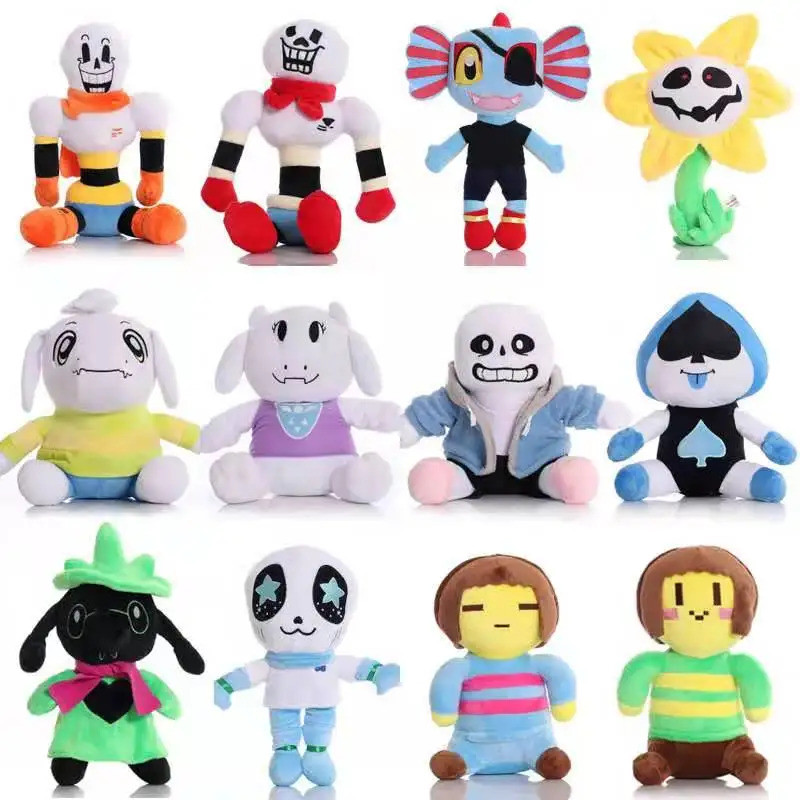 Undertale Plush Toy Anime Sans Toriel Chara Frisk Animals Plushie Soft ...
