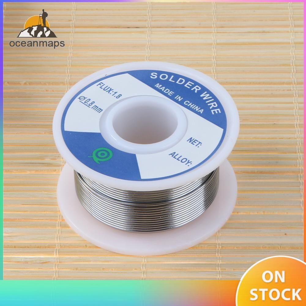OCE! Lead-Free Tin Silver Solder Wire Flux 1.8 3% Silver 0.8mm Speaker ...