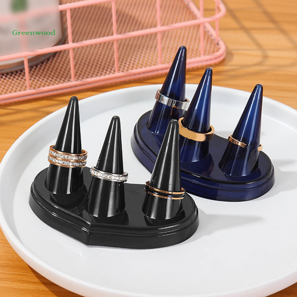 [GD] Ring Storage Rack Ring Display Holder Three Finger Ring Display ...