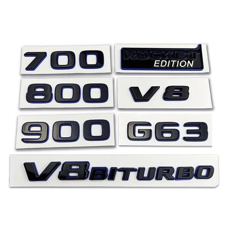ABS Car Side Sticker Tail Emblem Decals for Mercedes Benz V8 700 800 ...
