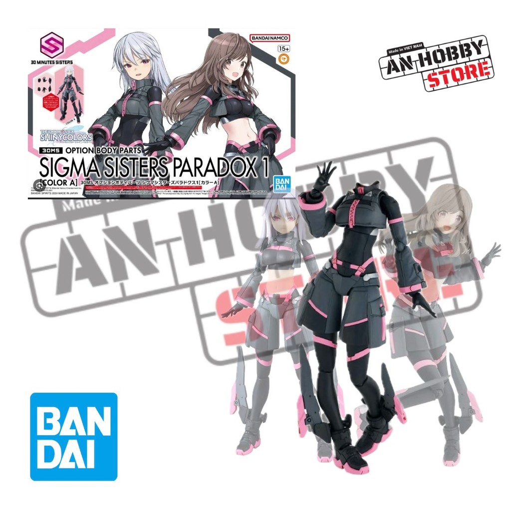 Bandai ASSEMBLY MODEL 30MS OPTION BODY PARTS SIGMA SISTERS PARADOX 1 ...