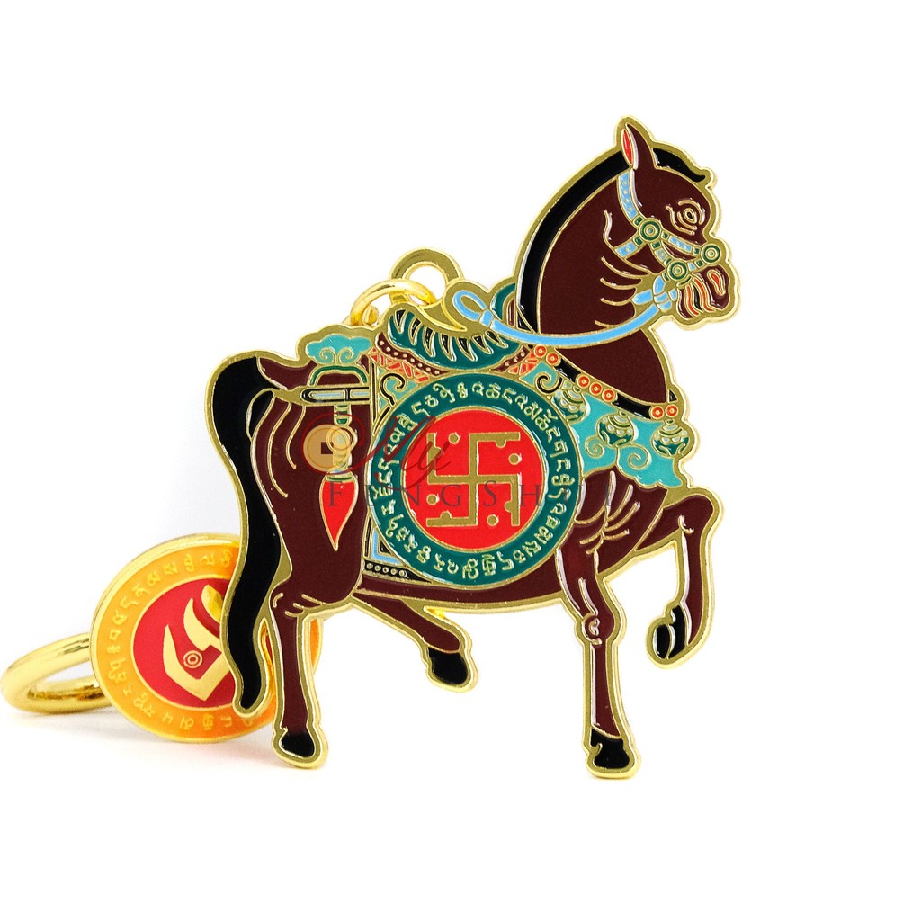 Feng Shui Three 3 Powers Windhorse Amulet To Turbocharge Success Luck ...