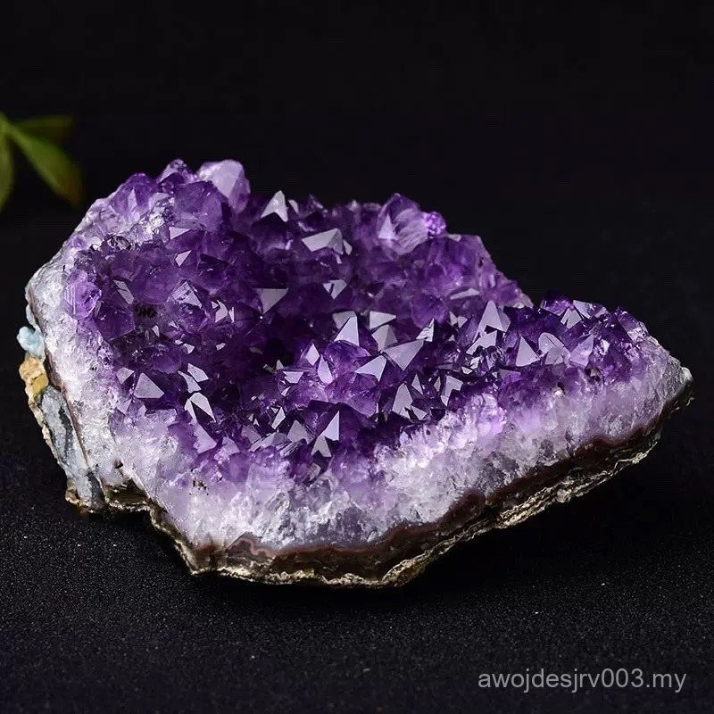 Baihe Natural Brazilian Amethyst Cluster Ornaments Crystal Cave Piece ...