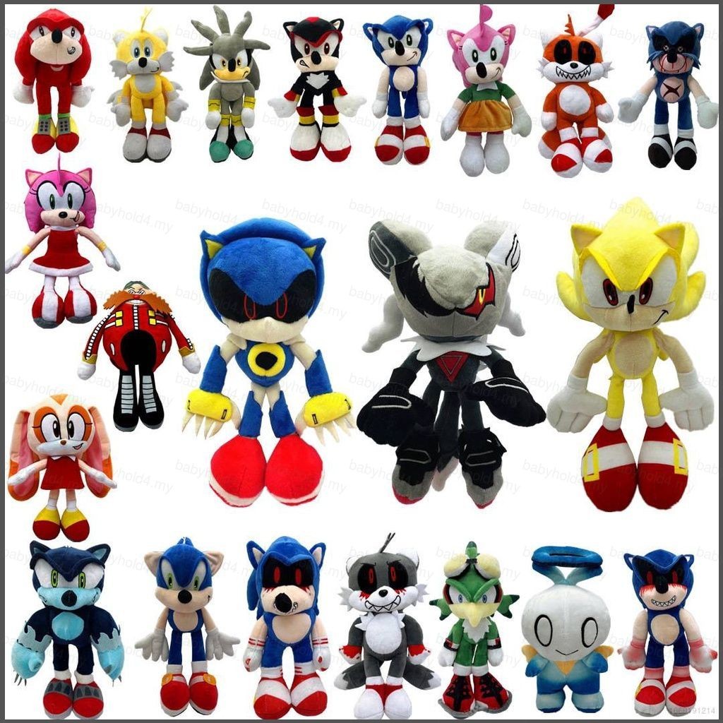 Sonic Plush Toys Sonic EXE Metal Sonic Infinite Stuffed Dolls Gift For ...