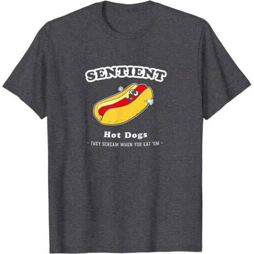 Sentient Hot Dogs T-Shirt Funny Hot Dog Shirt *New 5 Colors* | Shopee ...