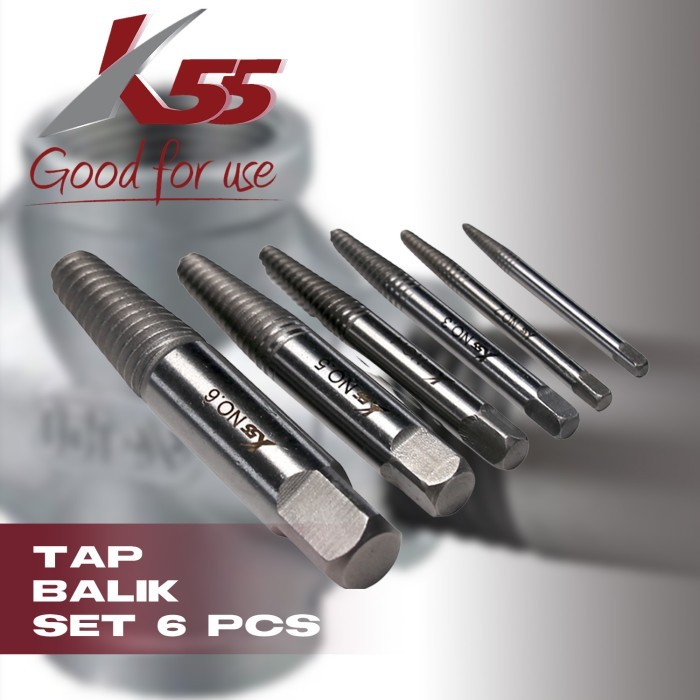 K55 Broken Faucet Thread Bolt Opener Set of 6 Bolt Pipe Extractor ...