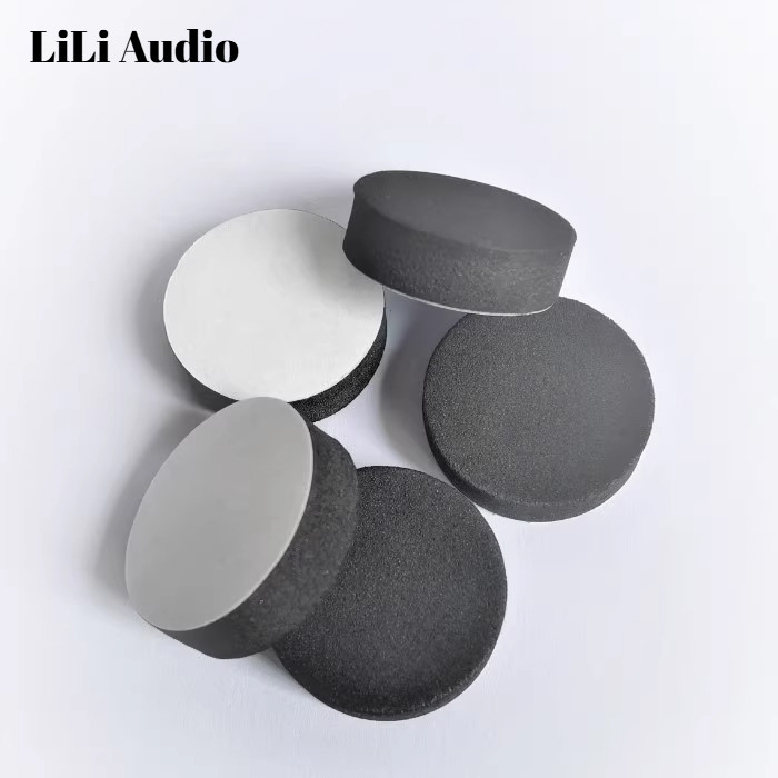 4PCS Speaker Shock Absorbing Foot Mat Anti-slip Pad Self-adhesive EVA ...