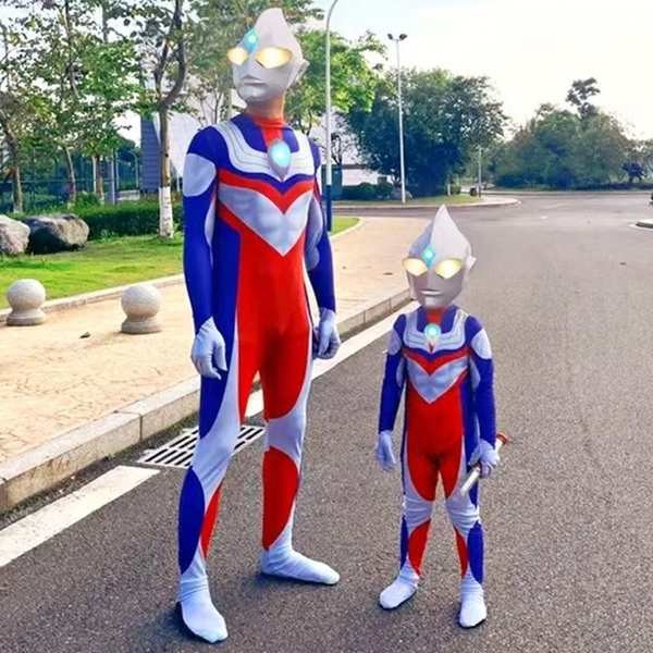 Children s Day Ultraman Tiga clothes adult version boys autumn and ...