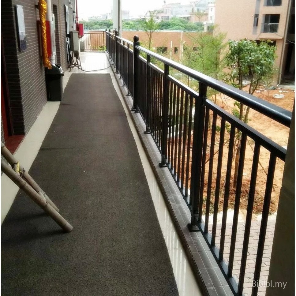 Pagar balkoni jualan langsung pihak kilang, seni aluminium, pintu besar ...