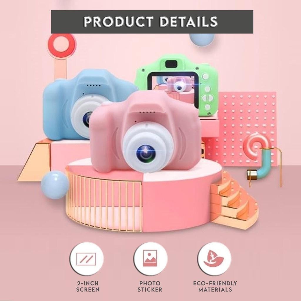 8MP Mini Kids Camera | Rechargeable & Shockproof | Toddler Camcorder ...