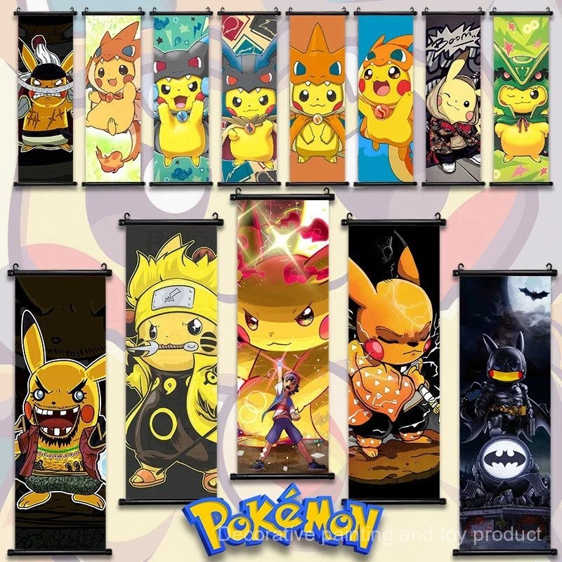 Pokemon Japanese Anime Pikachu Peripheral Modern Room Decoration ...
