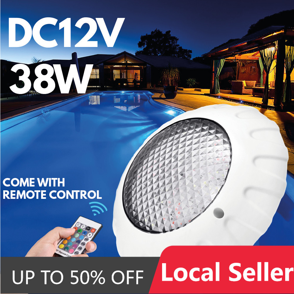 Swimming Pool RGB Light Color Changing DC12V IP68 Waterproof Pond Light ...
