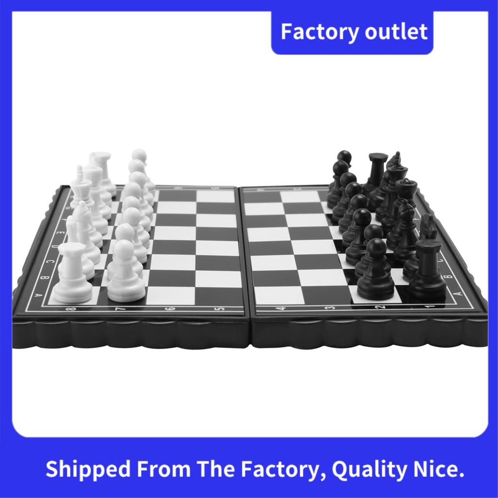 5x5 Inch Chess Portable Plastic Folding Board With Magnetic Chess Game ...