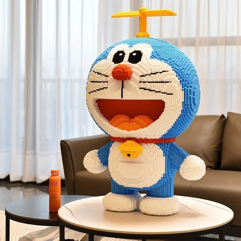 Compatible with Doraemon Building Blocks Small Particles Trendy Play ...