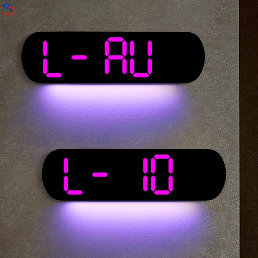 Large-Screen LED Display Desk Clock Countdown Dimmer Large Clock ...