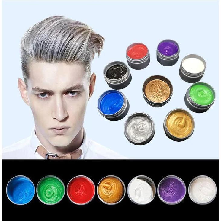 2in1 Wax Pewarna Rambut Sementara Coloring DIY Hair Color Washable ...