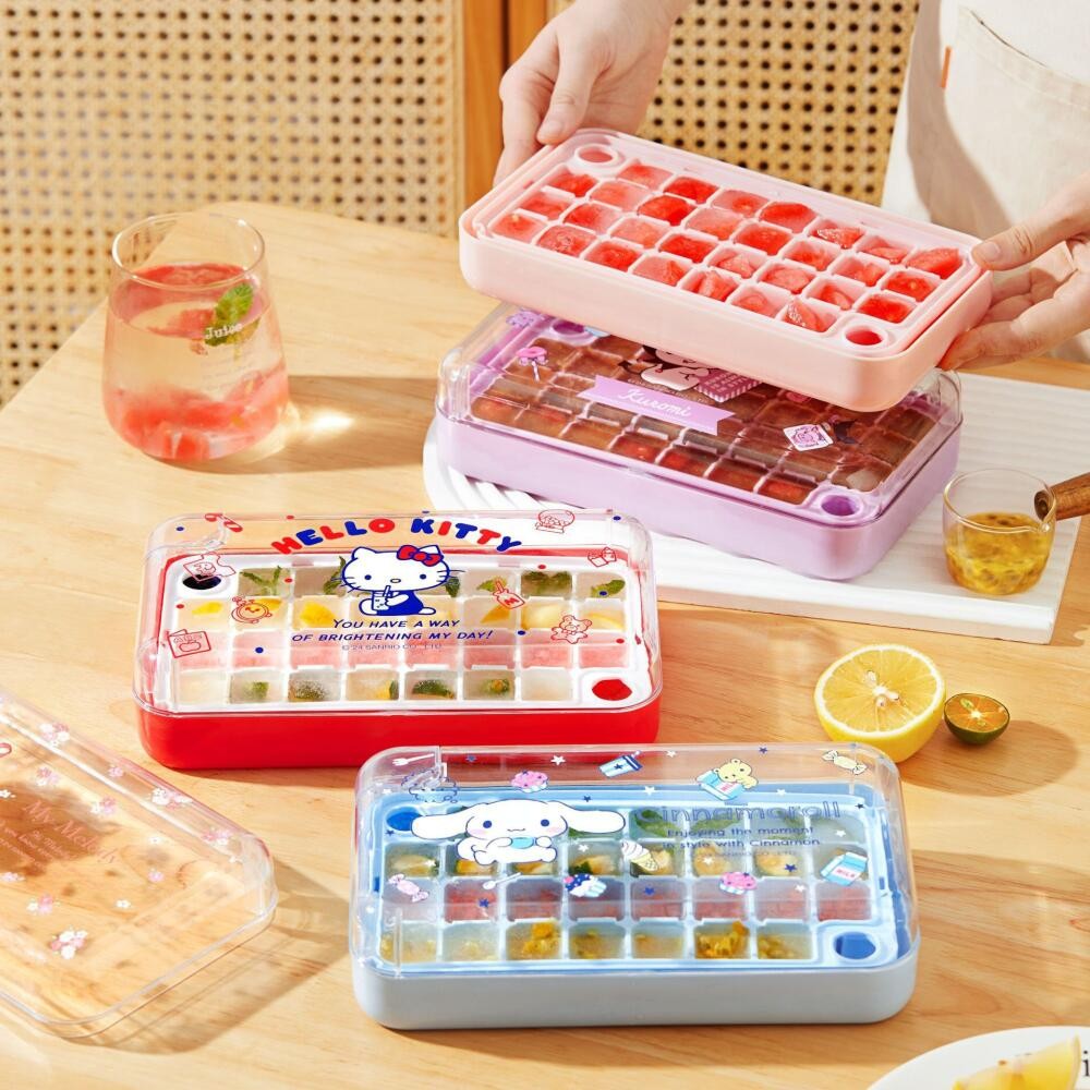 Sanrio Hello Kitty Ice Tray Food Grade Easy Release Cinnamoroll ...